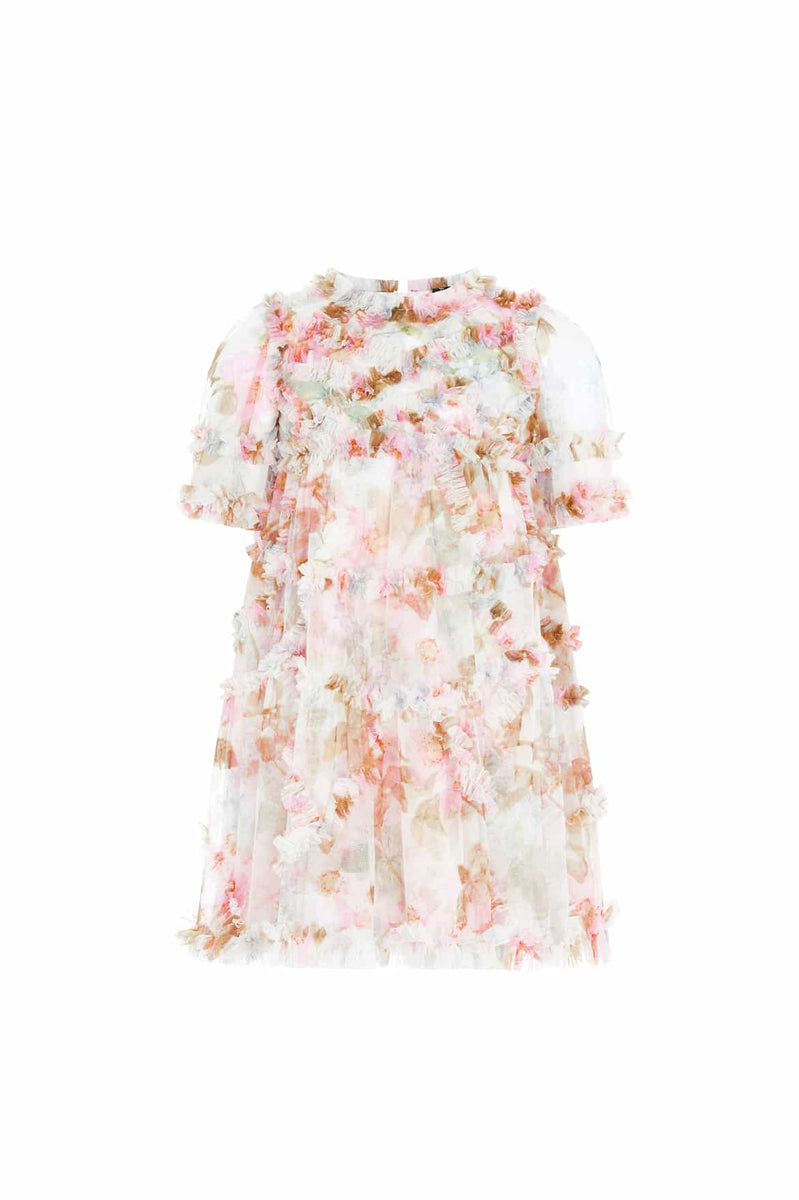 Enchanted Garden Maeve Kids Dress – Multi | Needle & Thread